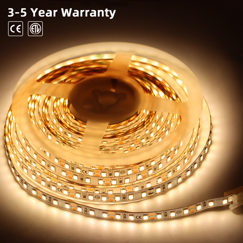 12V Warm White LED Strip Light Wideth 8mm Under Cabinet Tape Lighting ...