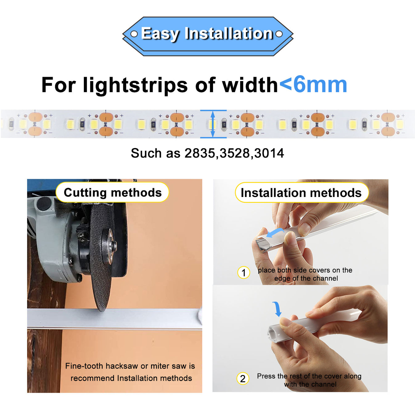 45 Degree LED Strip Light Mounting Channel AL6063 LED Aluminium Profile ...