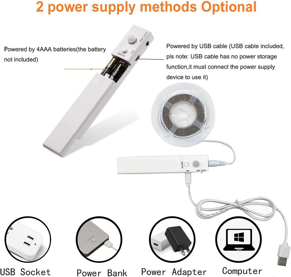 5V Rechargeable Strip Light 4W Under Cabinet Tape Lighting with CE ...